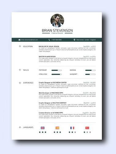 Adamo Clean | Resume Template | Popular Resume – PopularResume