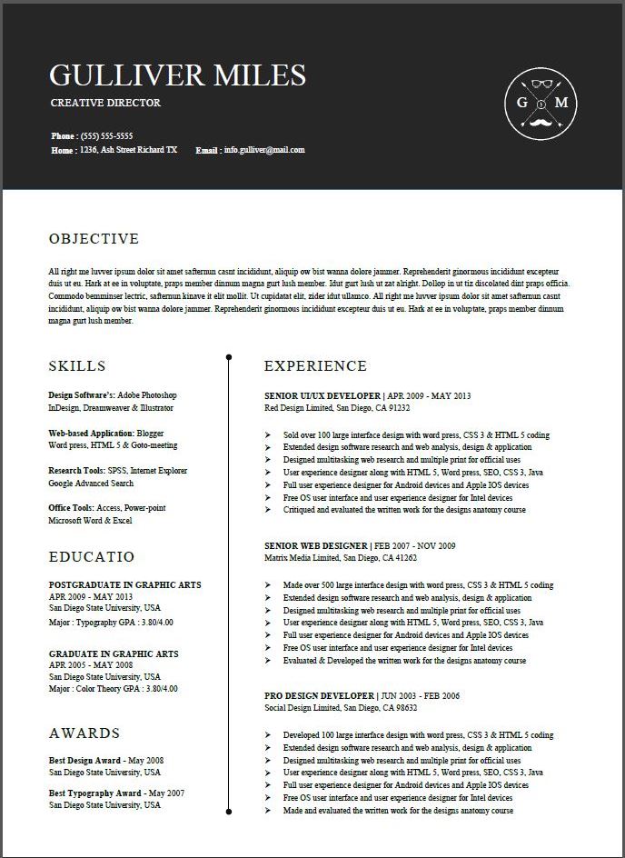 2 Pages Extended Pack | Resume Template | Popular Resume – PopularResume